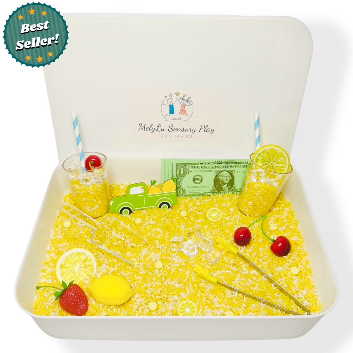 LEMONADE STAND Sensory Bin Kit – MelyLu Sensory Play